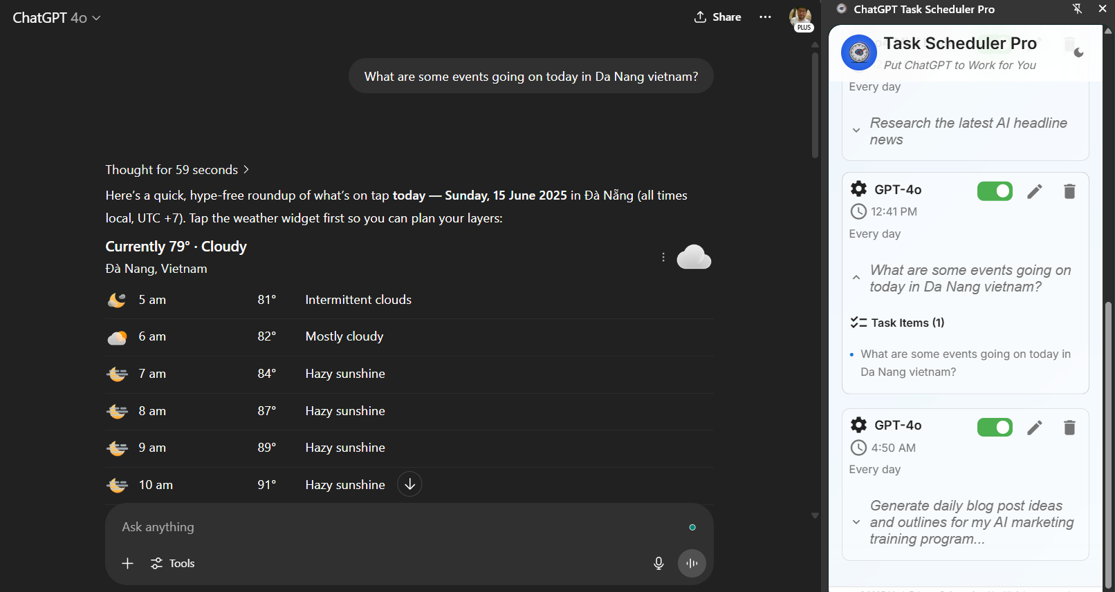 ChatGPT Task Scheduler Pro - Automate & Schedule ChatGPT Tasks | Chrome Extension